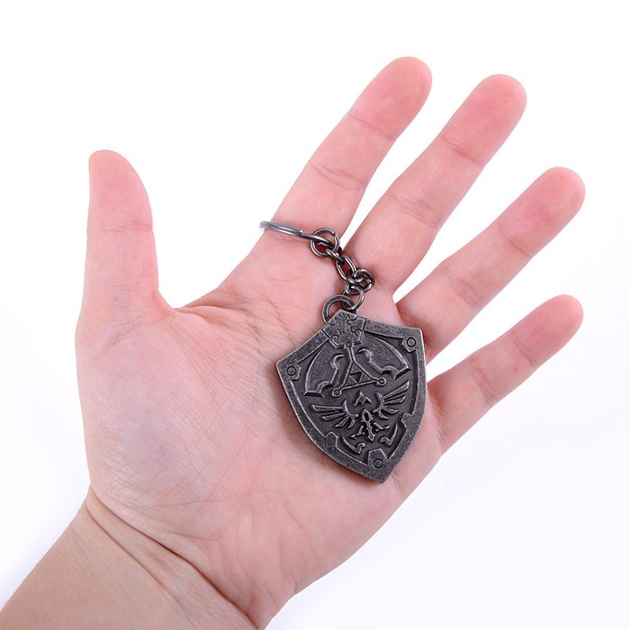 Hylian Shield Metal Keychain | The Legend of Zelda: Twilight Princess ...