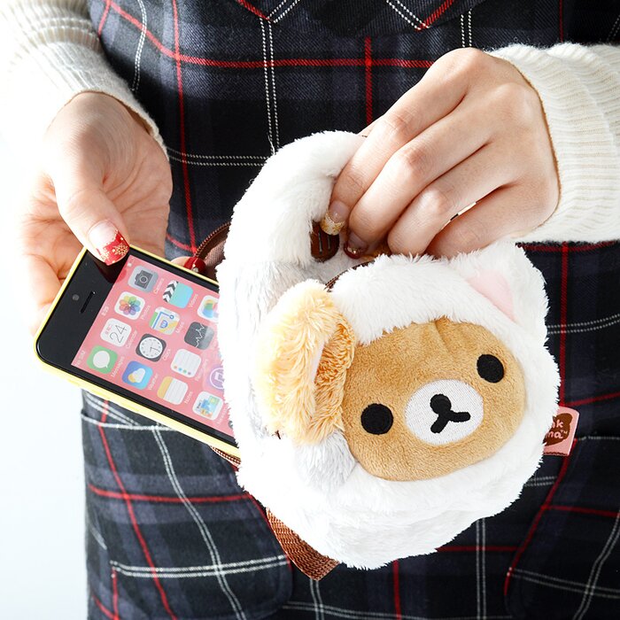 Nonbiri Neko Rilakkuma Plush Backpack Pouch: San-X - Tokyo Otaku Mode (TOM)