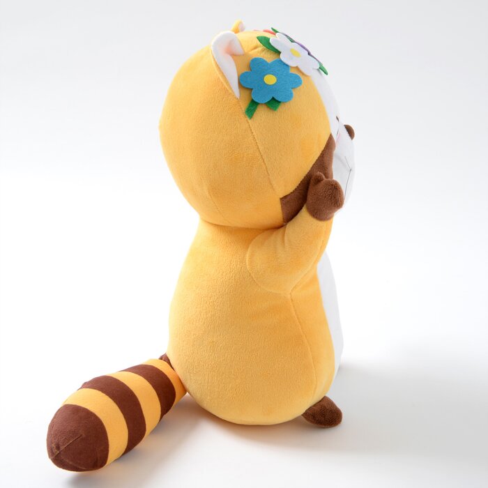 Rascal the Raccoon Flower Garland Plush (Big) - Tokyo Otaku Mode (TOM)