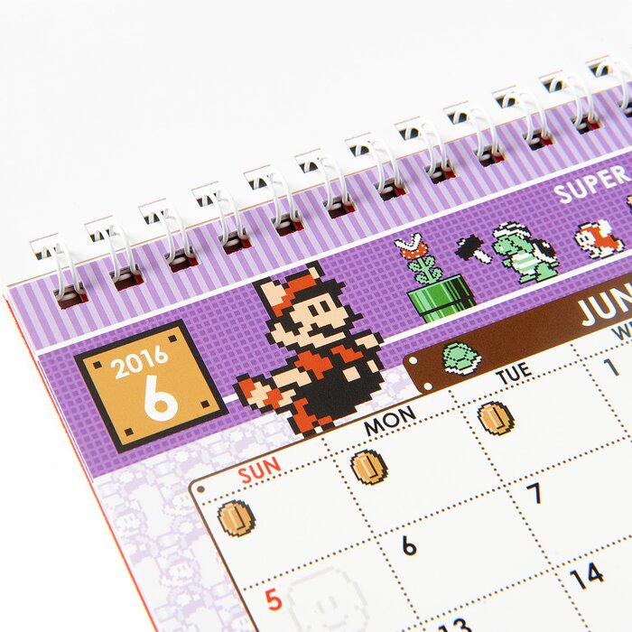 Super Mario 2016 Desktop Calendar - Tokyo Otaku Mode (TOM)