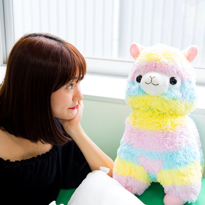 Alpacasso Rainbow Alpaca Plush (Big): Amuse - Tokyo Otaku Mode (TOM)