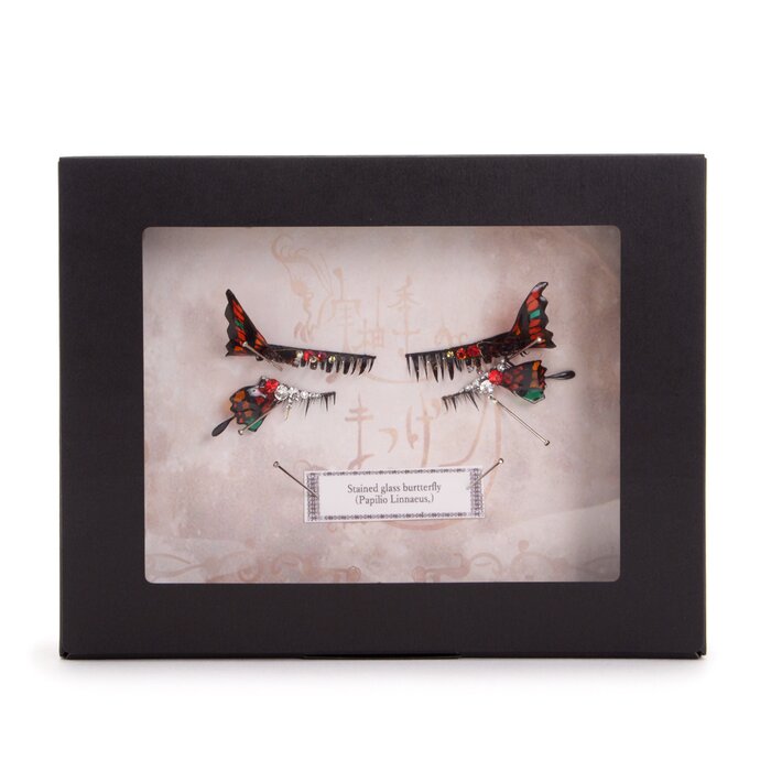 Stained Glass Butterfly False Eyelash Set - Tokyo Otaku Mode (TOM)