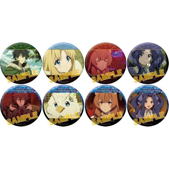 The Rising of the Shield Hero Character Badge Collection Box Set ...