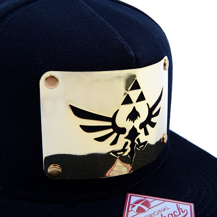Nintendo Zelda Metal Plate Black Snapback Baseball Cap - Tokyo Otaku ...