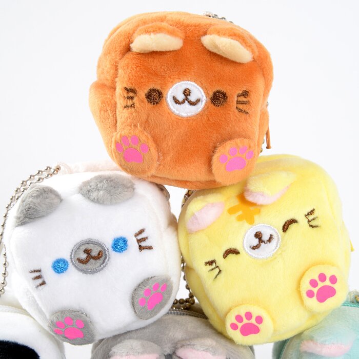 Square Cat Plush Coin Cases - Tokyo Otaku Mode (TOM)