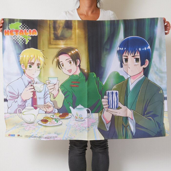 Hetalia Tea Time Fabric Poster - Tokyo Otaku Mode (TOM)
