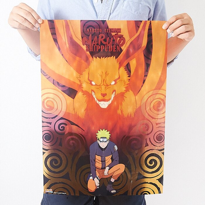 Naruto Clear Posters (Naruto & Nine Tails, Sasuke & Susanoo) - Tokyo ...