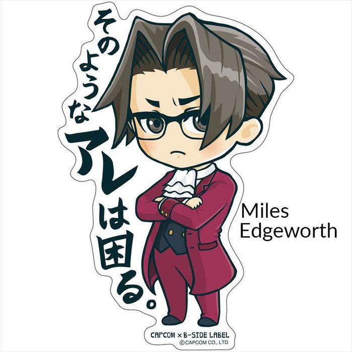 Capcom x B-Side Label Ace Attorney Stickers - Tokyo Otaku Mode (TOM)