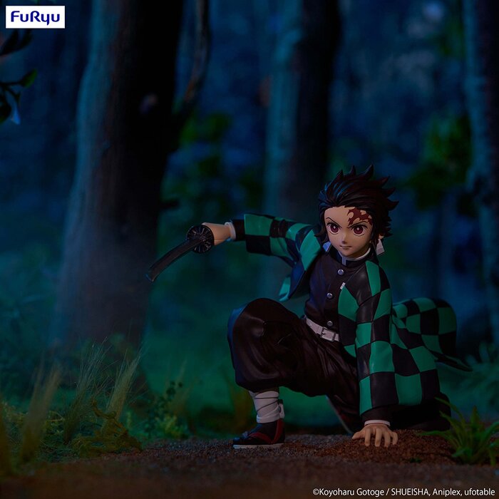 Demon Slayer: Kimetsu no Yaiba Tanjiro Kamado Noodle Stopper Figure ...