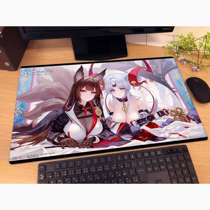 Azur Lane Rubber Mat Amagi (CV) & Watarase: Curtain Damashii 46% OFF ...