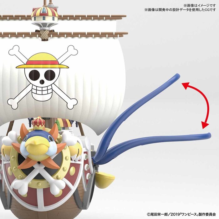 One Piece Grand Ship Collection: Thousand Sunny Flying Model: Bandai ...