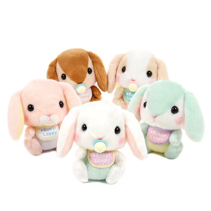 Pote Usa Loppy Baby Rabbit Plush Collection Vol. 2 (Standard) - Tokyo ...
