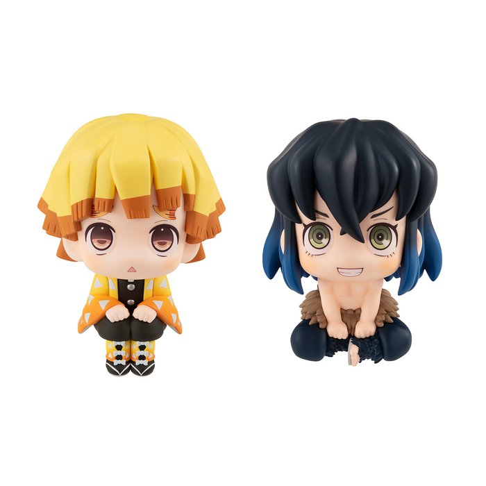 Look Up Series Demon Slayer Zenitsu Agatsuma & Inosuke Hashibira Set w ...
