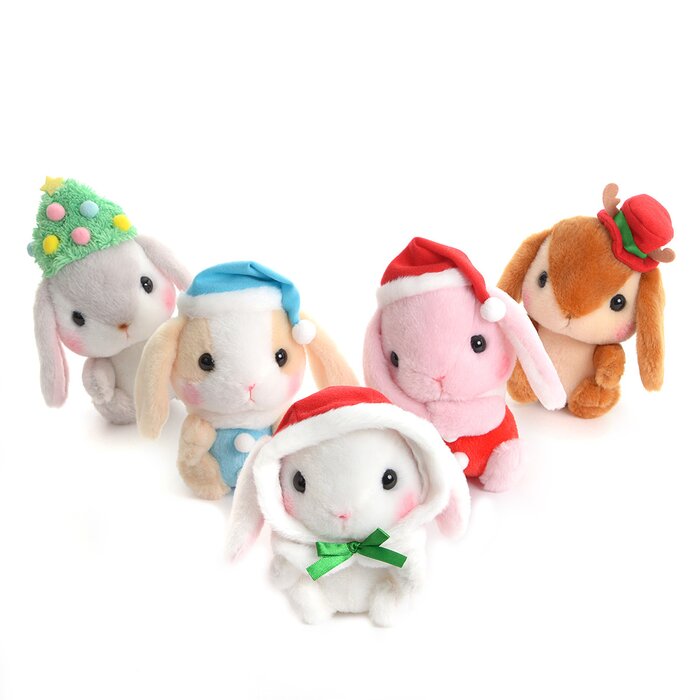 Pote Usa Loppy Merry Christmas Rabbit Plush Collection (Standard ...