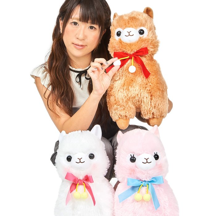Alpacasso Pompom Velvet Ribbon Alpaca Plush Collection (Big): Amuse ...
