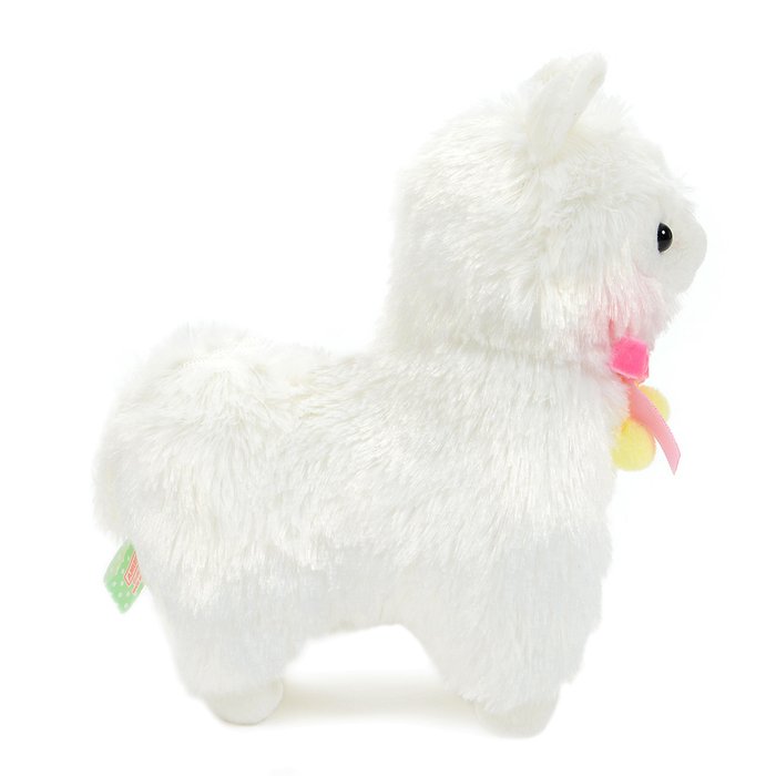 Alpacasso Pompom Velvet Ribbon Alpaca Plush Collection (Standard ...