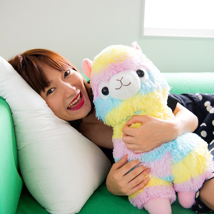 Alpacasso Rainbow Alpaca Plush (Big): Amuse - Tokyo Otaku Mode (TOM)