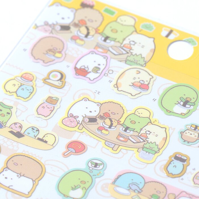 Sumikko Gurashi Sushi Party Stickers - Tokyo Otaku Mode (TOM)