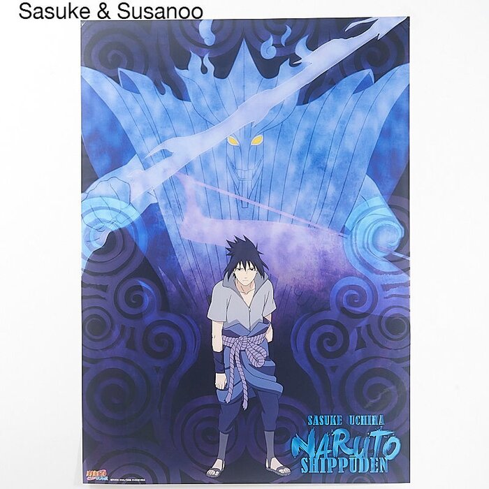 Naruto Clear Posters (Naruto & Nine Tails, Sasuke & Susanoo) - Tokyo ...
