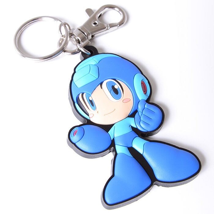Powered-up Mega Man PVC Keychain - Tokyo Otaku Mode (TOM)