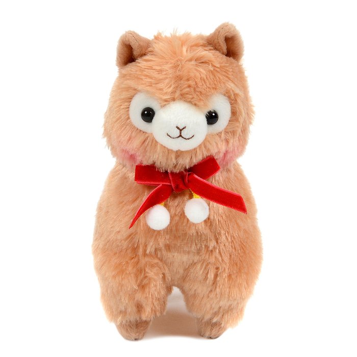 Alpacasso Pompom Velvet Ribbon Alpaca Plush Collection (Standard ...