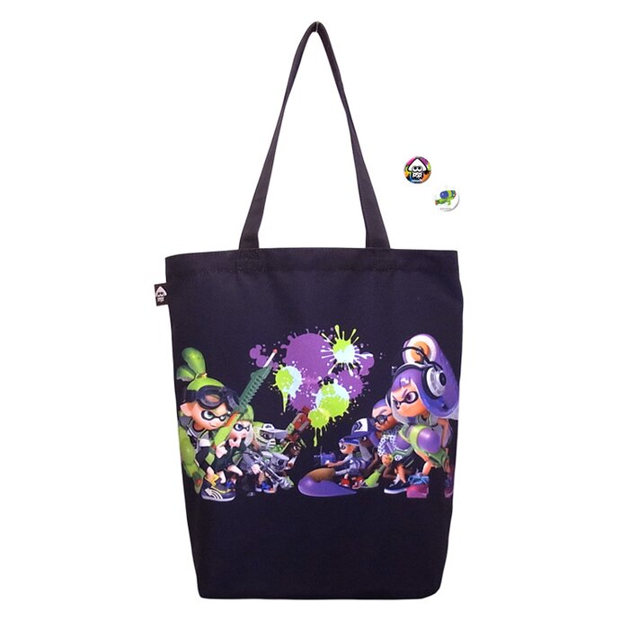 Splatoon Tote Bag w/ Tin Badge - Tokyo Otaku Mode (TOM)