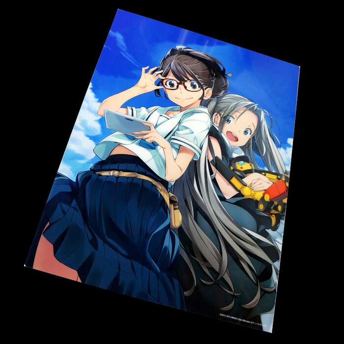 “Robotics;Notes” A3 Clear Poster (Akiho & Airi): MAGES - Tokyo Otaku ...