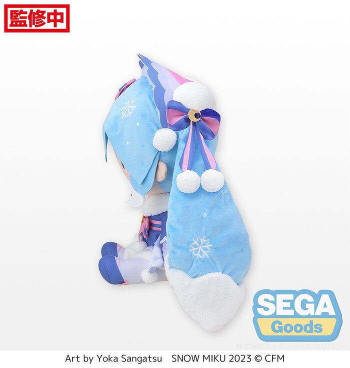 Fuwapuchi Hatsune Miku: Snow Miku 2023 Ver. Dodeka Jumbo Plush: Sega - Tokyo Otaku Mode (TOM)