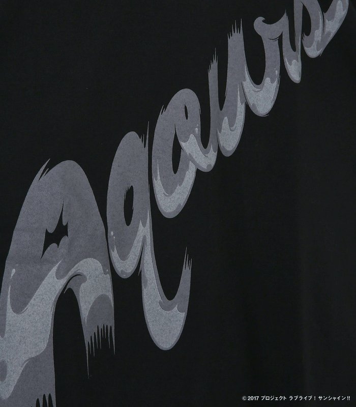 Love Live! Aqours Logo Black T-Shirt - Tokyo Otaku Mode (TOM)