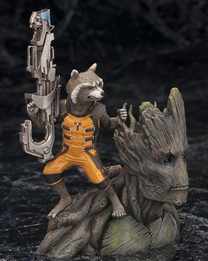Art FX+ Rocket Raccoon Model Kit: KOTOBUKIYA - Tokyo Otaku Mode (TOM)
