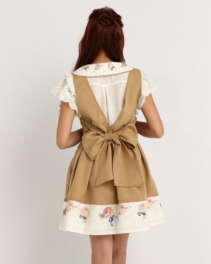 LIZ LISA Back Ribbon Pinafore Dress: LIZ LISA - Tokyo Otaku Mode (TOM)