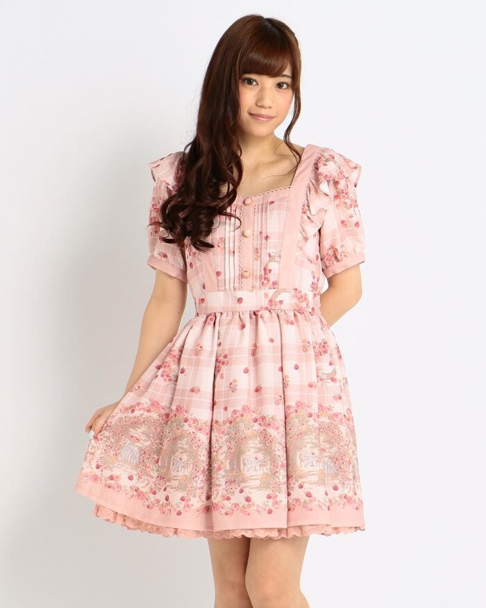 LIZ LISA Raspberry Pattern Dress - Tokyo Otaku Mode (TOM)