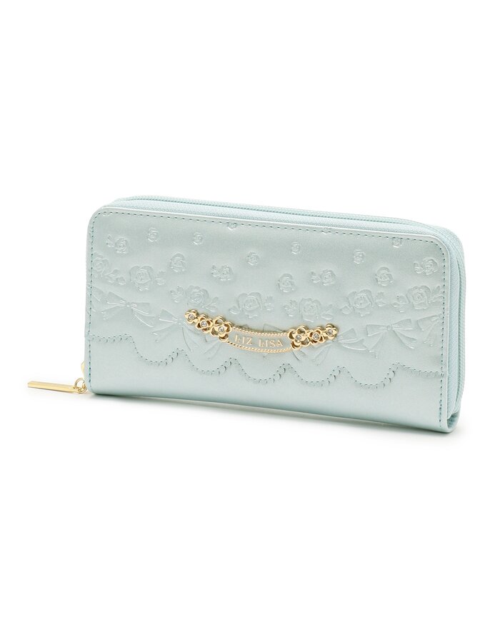 LIZ LISA Embossed Enamel Zip-Around Wallet - Tokyo Otaku Mode (TOM)