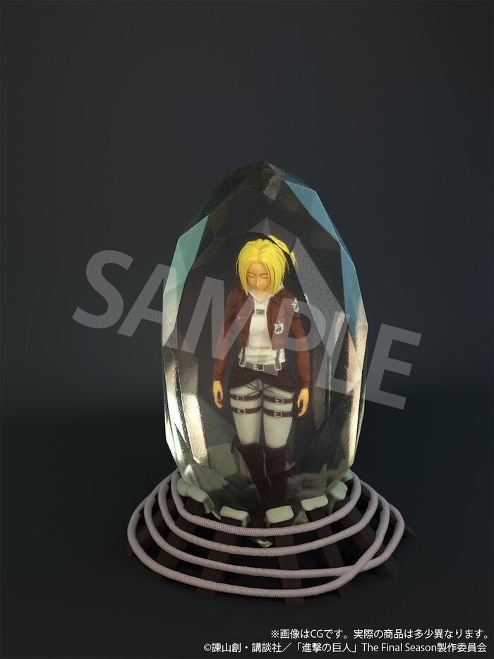 Attack on Titan Annie Leonhart: Crystal Ver. Full Color 3D Crystal ...