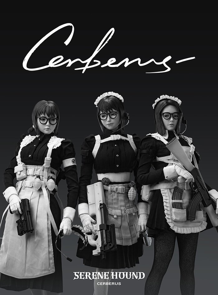 Serene Hound Series 501S614-C Cerberus Maid Team Cer 1/6 Scale Action ...