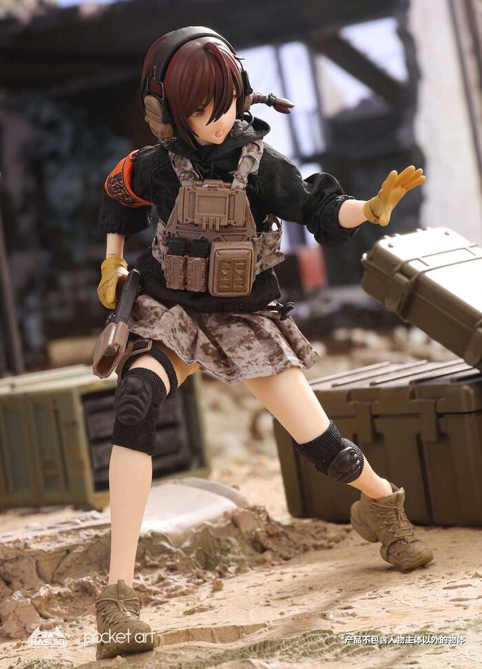 Pocket Art Series PA004 Rei Uzuki 1/12 Scale Action Figure: Lynxpulse ...