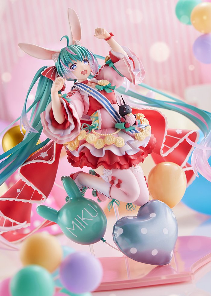 Hatsune Miku Birthday 2021: Pretty Rabbit Ver. 1/7 Scale Figure: Taito ...