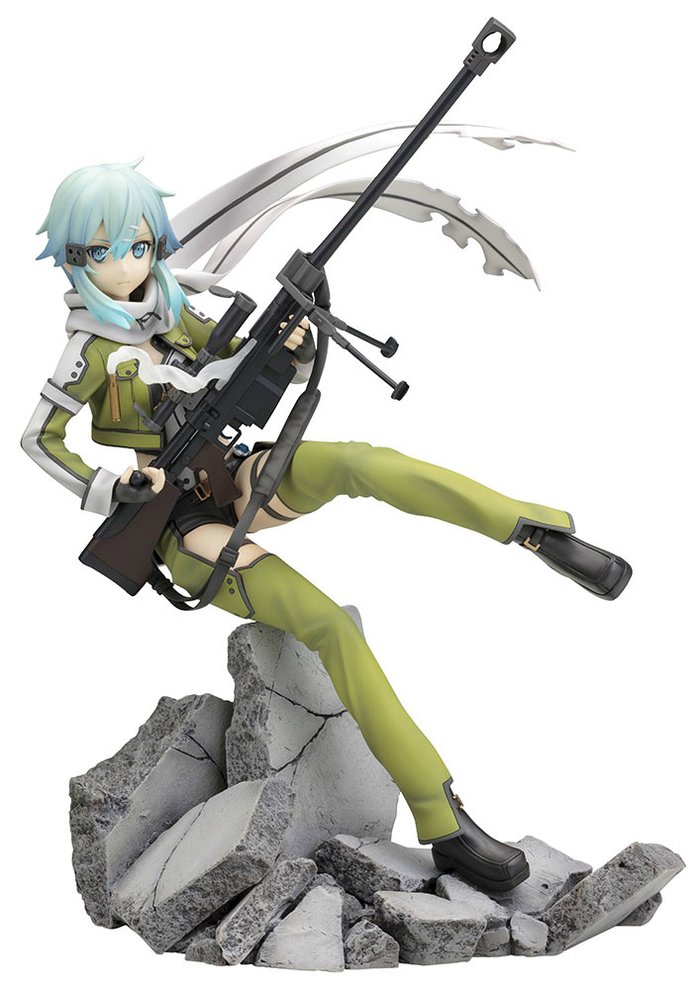 Sword Art Online II Sinon -Phantom Bullet- 1/8 Scale Figure (Re-run ...