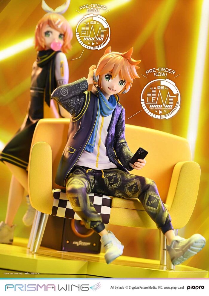 Prisma Wing Piapro Characters Kagamine Len Art by lack Bonus Edition 1/ ...