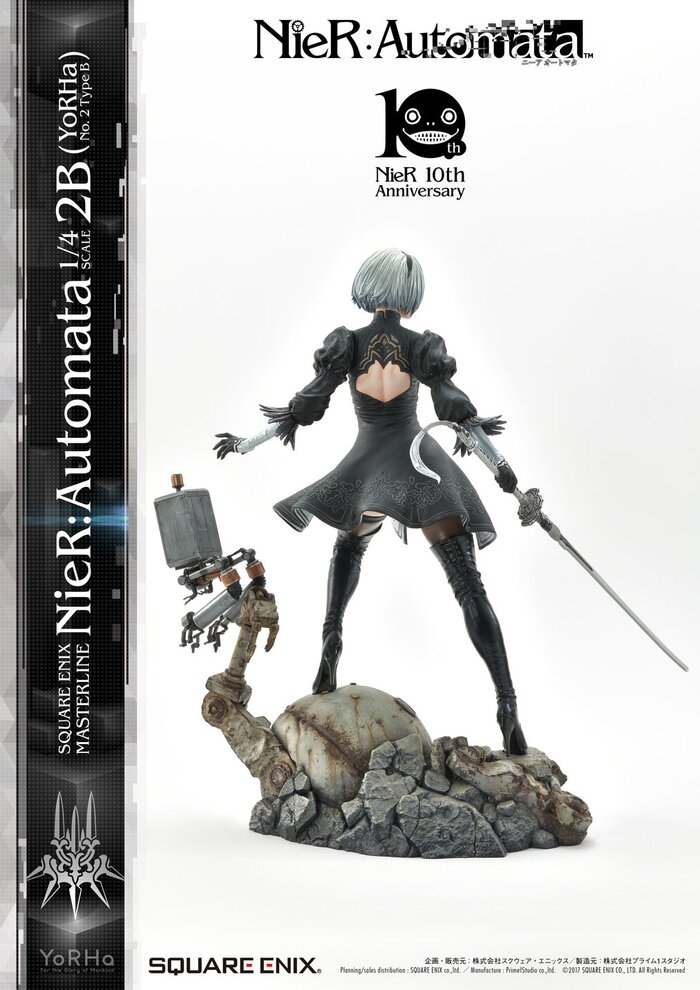 Square Enix Masterline NieR: Automata 2B (YoRHa No. 2 Type B) 1/4 Scale ...