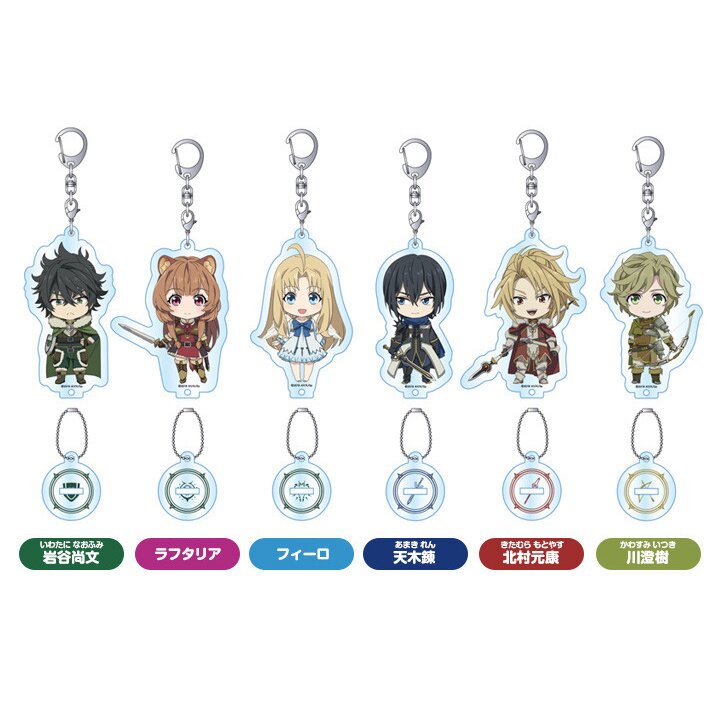 Nendoroid Plus The Rising of the Shield Hero Acrylic Keychain w/ Charm ...