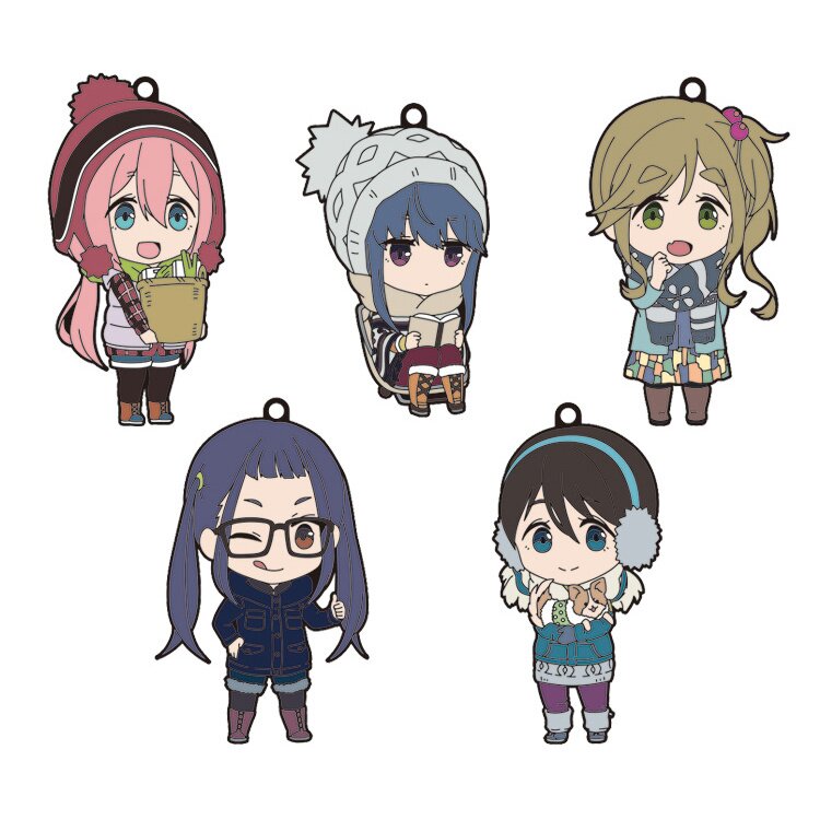 Nendoroid Plus: Laid-Back Camp Collectible Rubber Keychains Box Set ...