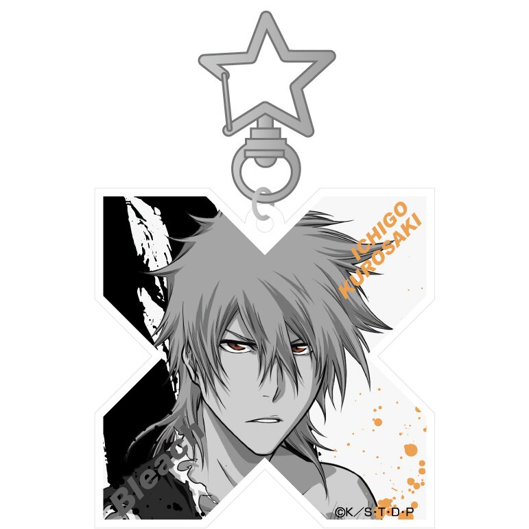 Bleach My Sword My Soul Monochrome Acrylic Keychain Collection ...