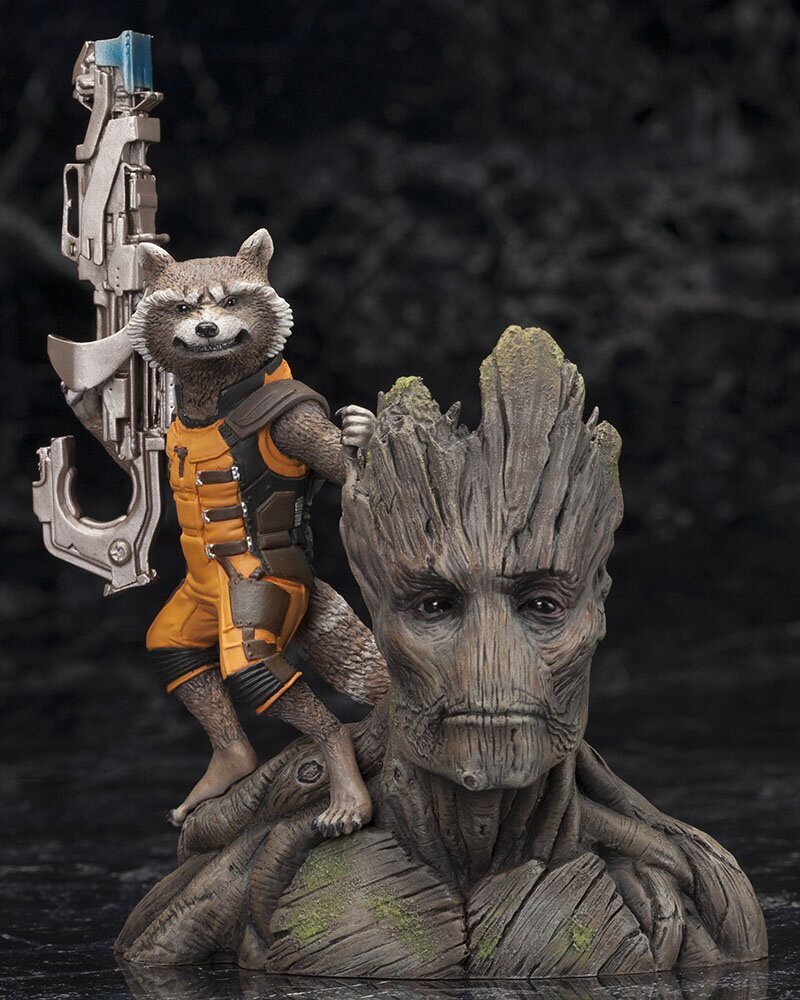 Art FX+ Rocket Raccoon Model Kit: KOTOBUKIYA - Tokyo Otaku Mode (TOM)