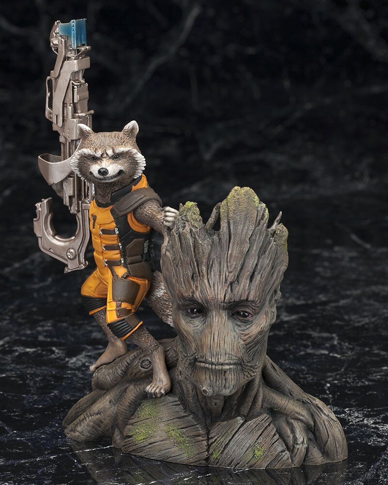 Art FX+ Rocket Raccoon Model Kit: KOTOBUKIYA - Tokyo Otaku Mode (TOM)