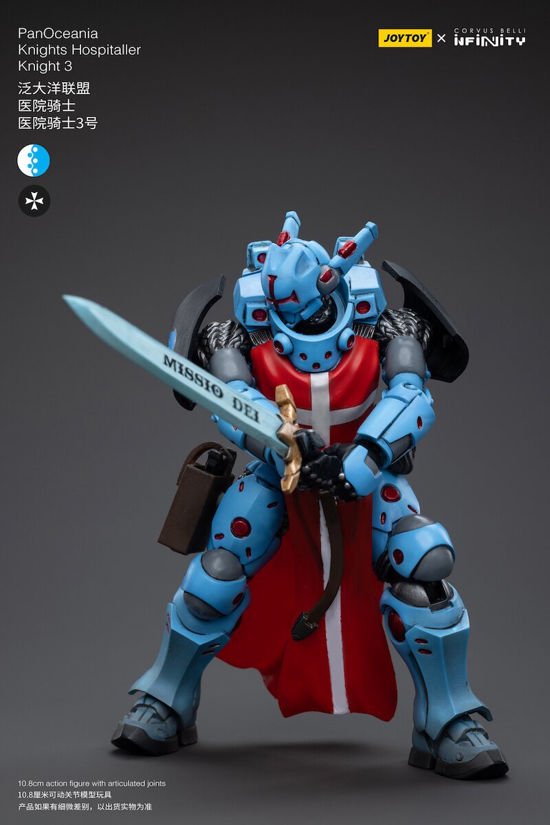 Infinity the Game PanOceania Knights of Hospitallers 1/18 Scale Figure ...