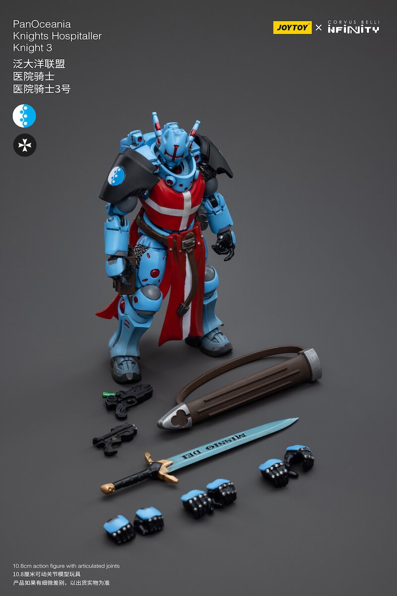 Infinity the Game PanOceania Knights of Hospitallers 1/18 Scale Figure ...