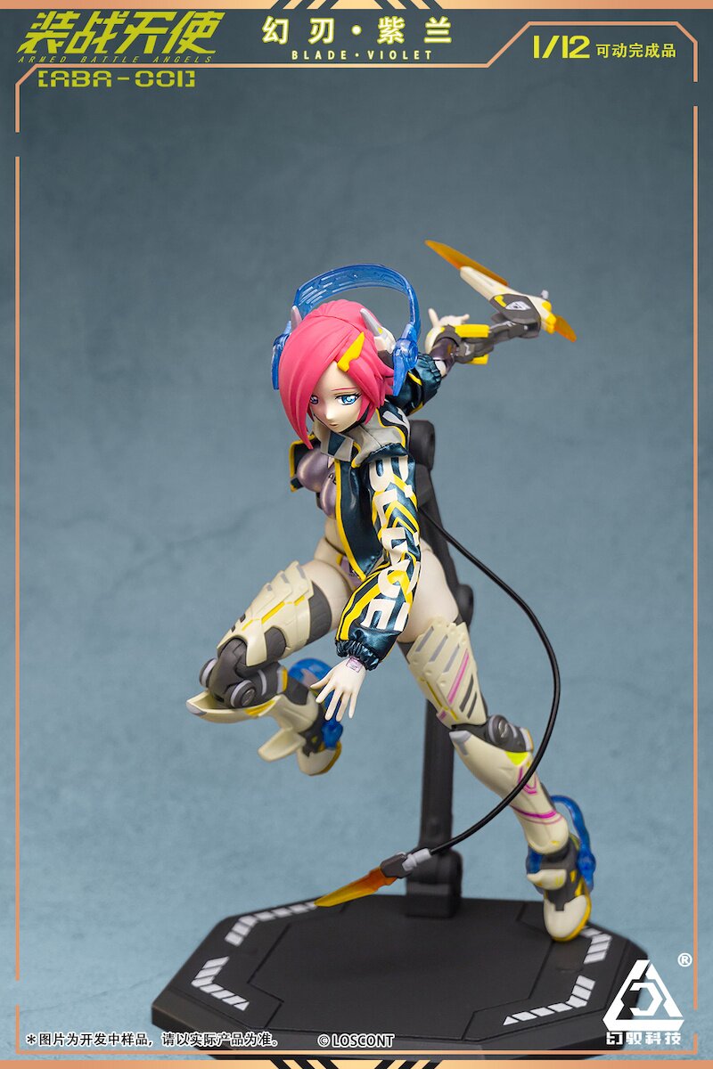 Armored Battle Angels Series ABA-001 Blade Violet 1/12 Action Figure ...