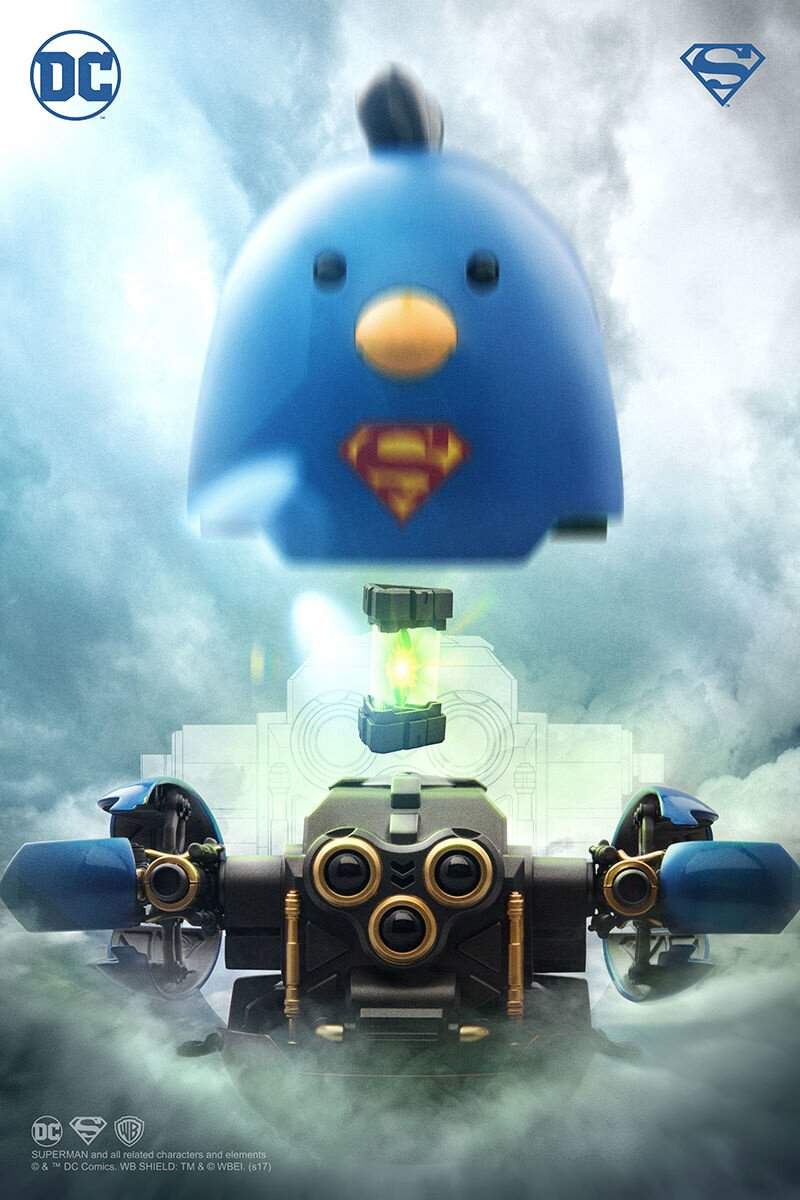 Q-mech x DC Comics Battle Chicken Superman Ver.: DC Comics: DC Comics ...