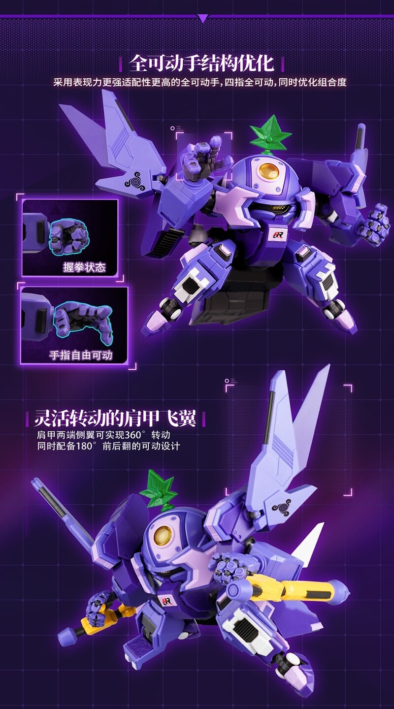 Fruity Robo Turbo Grape Plastic Model Kit: Yi Li Chuang Wan - Tokyo ...